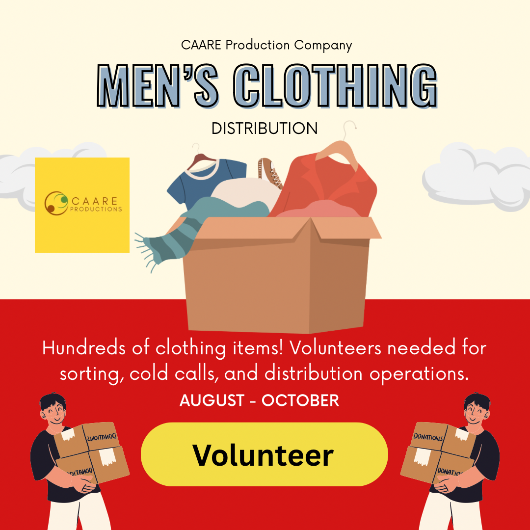 Clothing Drive – CAARE Production Company and Outreach Center